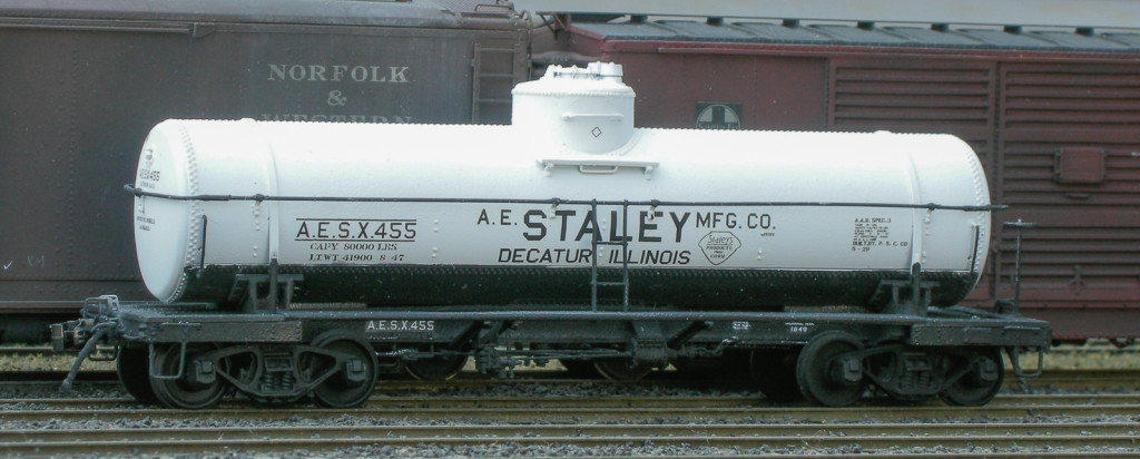 K122.2 – Pressed Steel Car Company Tank Car – A. E. Staley | Speedwitch ...